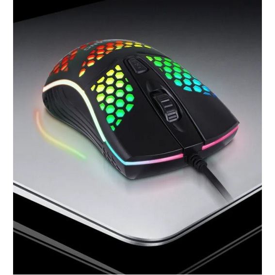 Jual MOUSE USB KABEL RGB GAMING 4D HONEY COMB FOR OFFICE GAMING WIRED ...