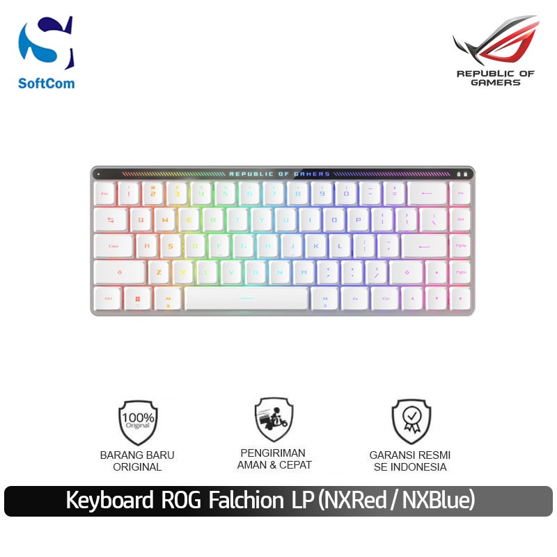 Jual Asus Keyboard Gaming ROG Falchion LP Low Profile RX Red / RX Blue ...