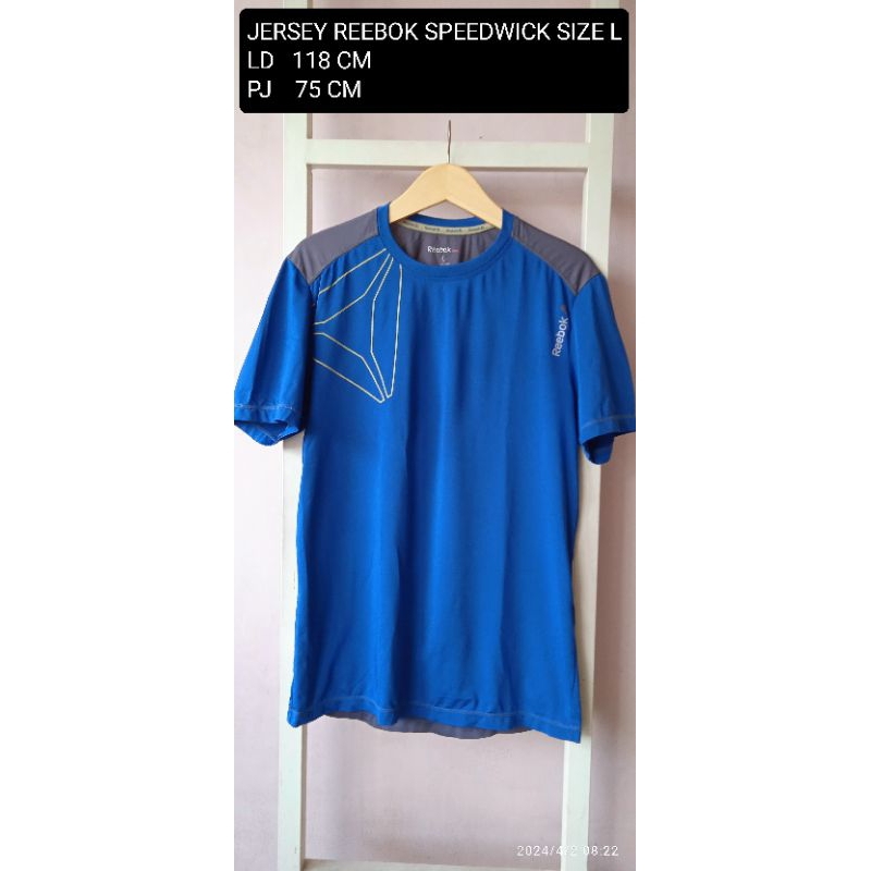 Jual JERSEY REEBOK SPEEDWICK SIZE L | Shopee Indonesia