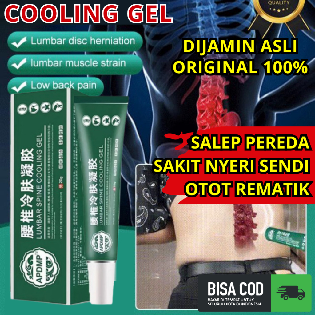Jual LUMBAR COLD APGAR Compress Gel Pereda Nyeri Tulang Cream Sakit ...