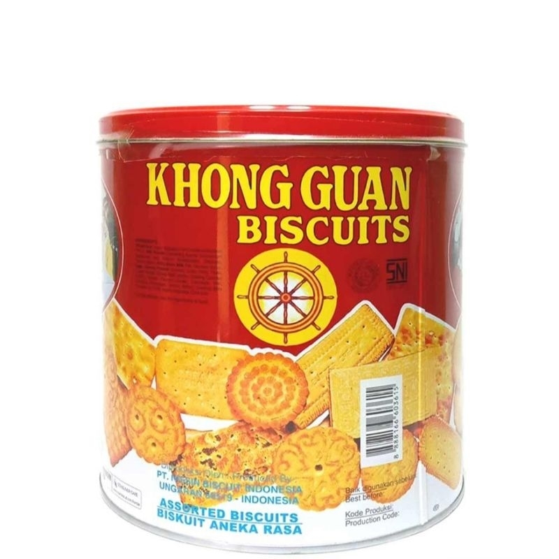 Jual Khong Guan Kaleng Merah 650gr | Shopee Indonesia