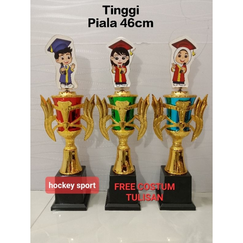 Jual Trophy Piala Wisuda Jilbab Piala Unik Costum Tulisan 1 PIALA ( CK ...