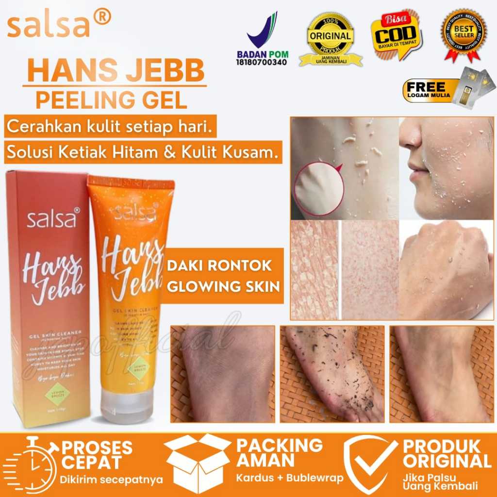 Jual SALSA Hans Jebb Gel Skin Cleanser Original (Penghilang Daki Tanpa ...