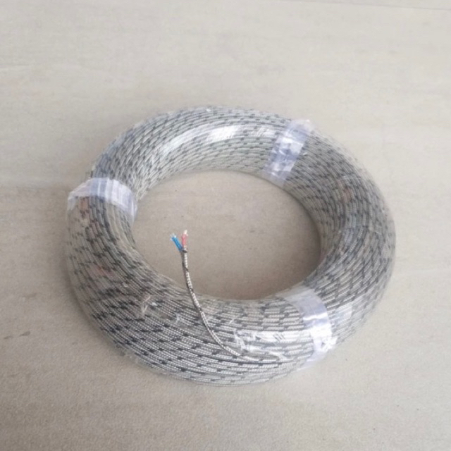 Jual E Type Thermocouple Wire Kabel Diameter:2*0.5mm per Meter | Shopee ...