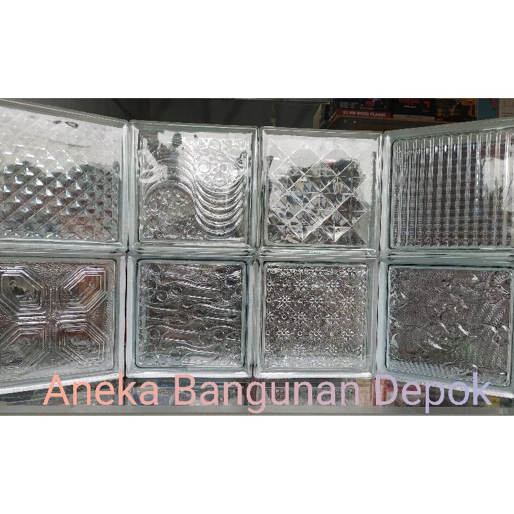 Jual Pasti Spesial GLASS BLOCK Dinding Merk MULIA Blok Kaca Roster Kaca ...