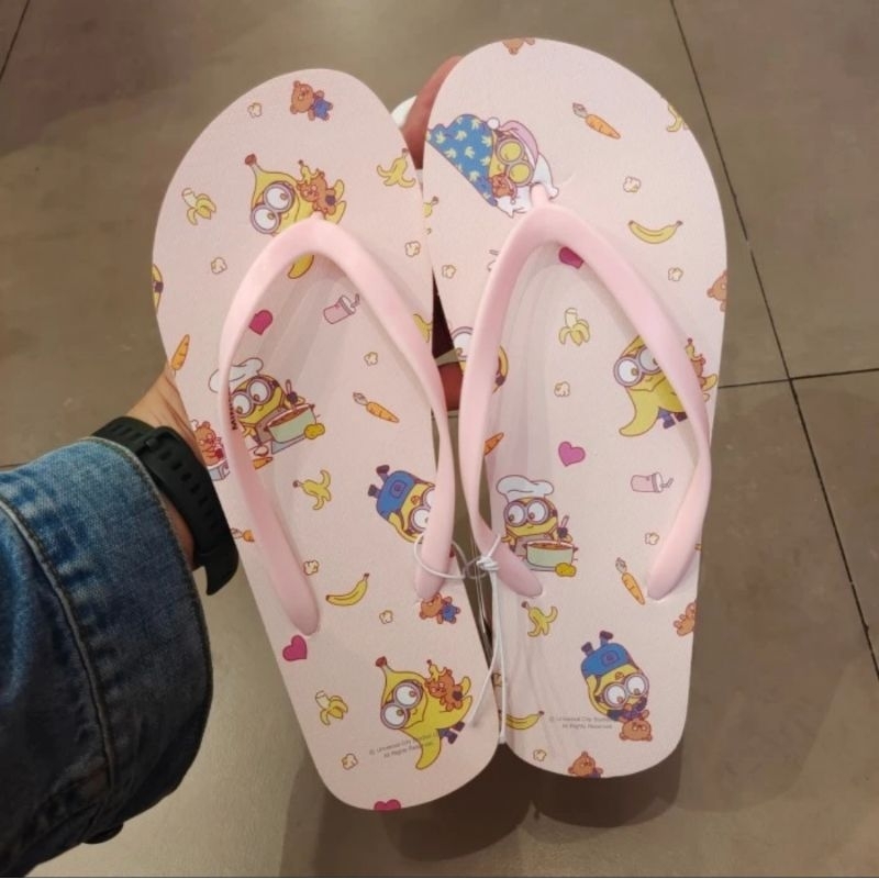 Jual Official BALI MINISO Sandal Jepit Minions Minions Women's Flip ...
