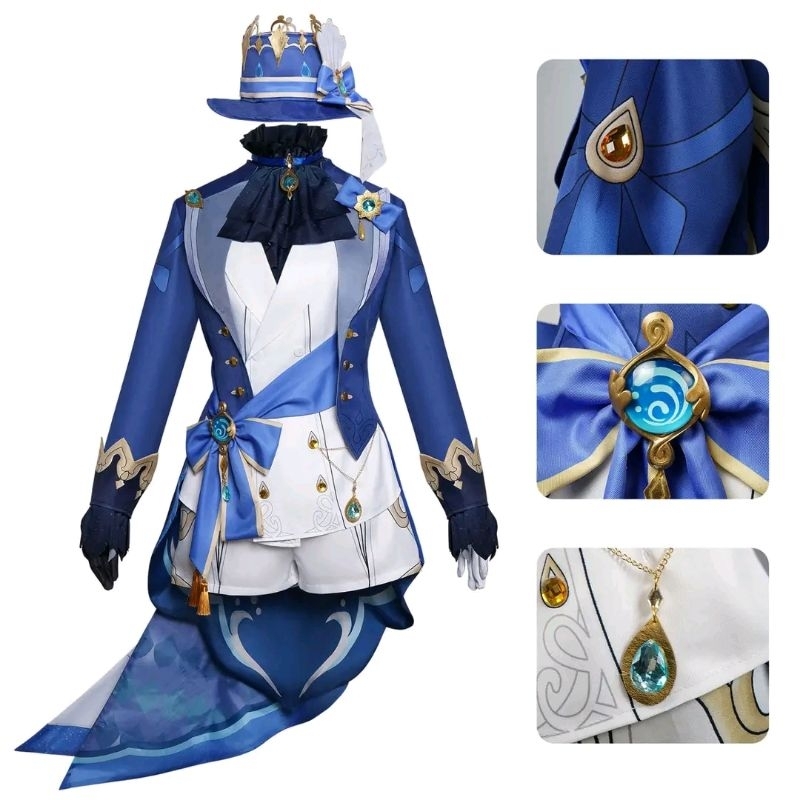 Jual [READY STOCK!] Costume Genshin Impact Focalor, Furina | Shopee ...