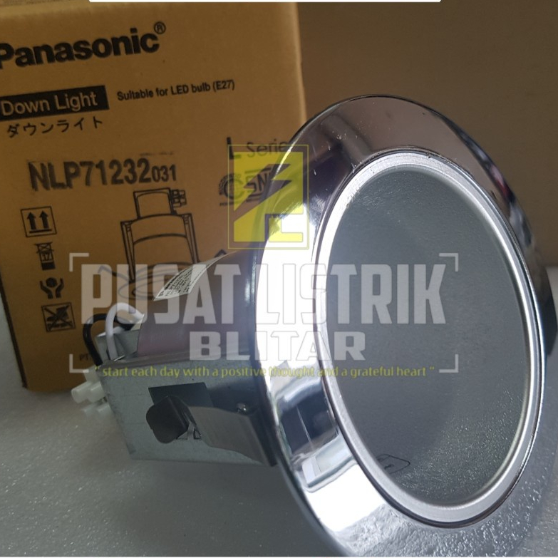 Jual Downlight Fitting Panasonic 3.5" - NLP71232-031 Silver/Rumah lampu ...