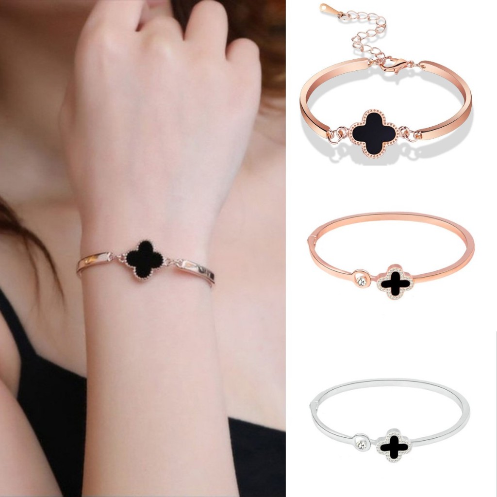 Jual COD Gelang Semanggi Perhiasan Wanita Gelang Bunga Sakura Gelang ...