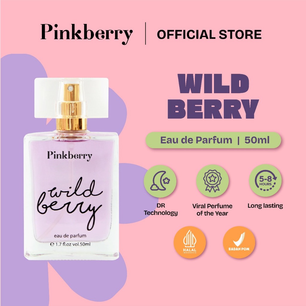Jual PINKBERRY Eau de Parfum Wild Berry 50ml - Parfum wanita | Shopee ...
