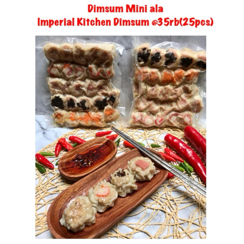 Jual Dimsum Mini Imperial Kitchen Dimsum isi 25 pcs | Shopee Indonesia