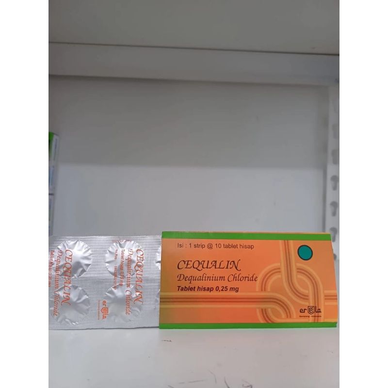 Jual Cequalin Tablet Hisap Untuk Infeksi Jamur dan Bakteri Pada Mulut 1 ...