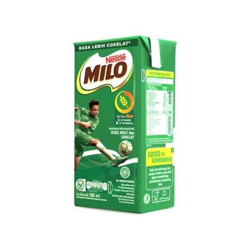 Jual Milo uht active go 180ml | Shopee Indonesia