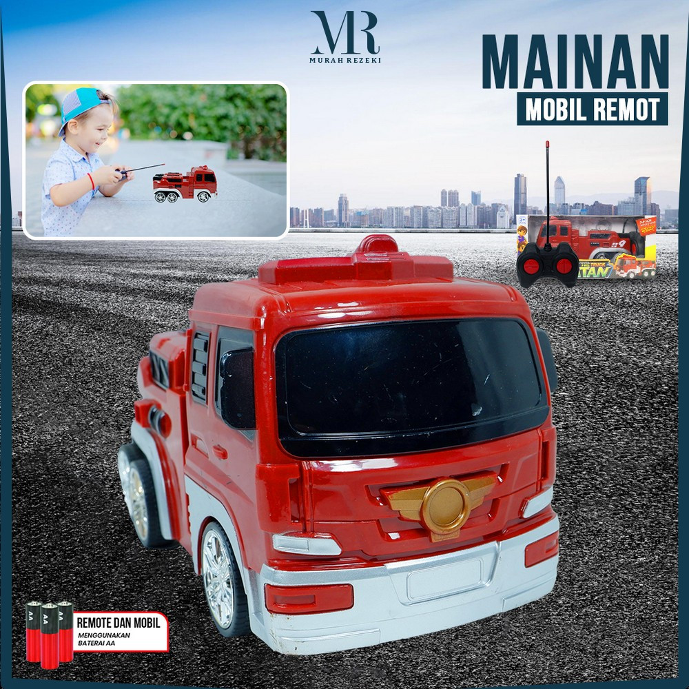 Jual Mainan Mobil Truk Remot Kontrol / Mobil Mobilan Anak Mobil remote ...