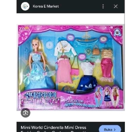 Jual barbie mimi world cinderella princess fullset original | Shopee ...