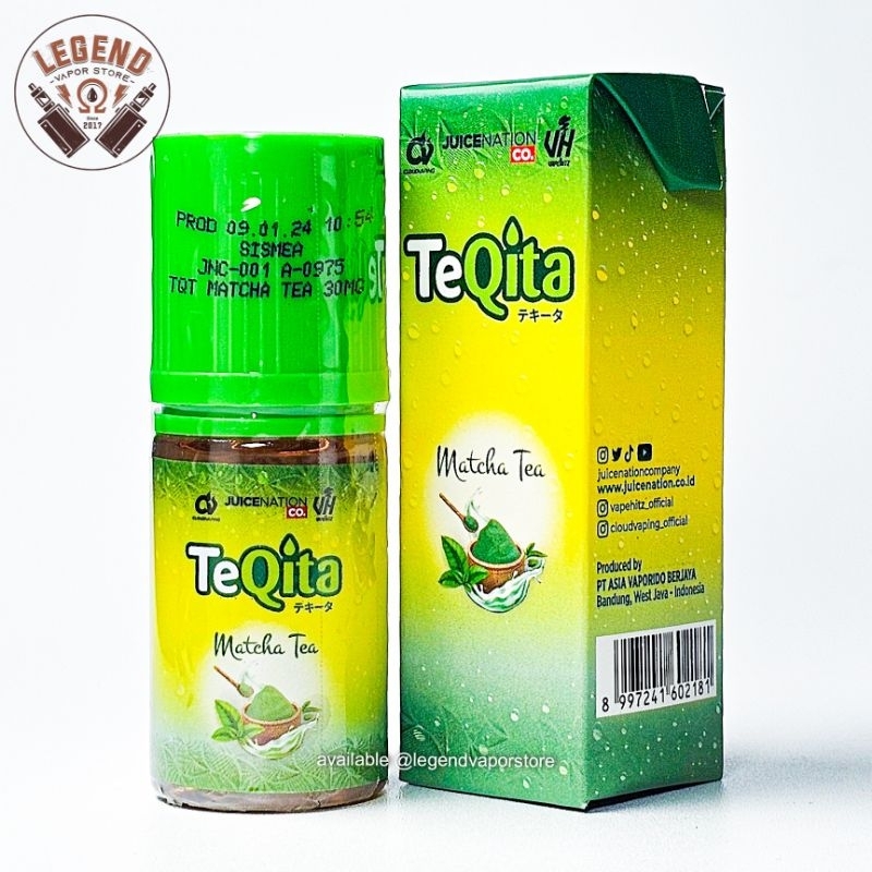 Jual SALT NIC - LIQUID TEQITA Matcha Tea 30ML 30MG AUTHENTIC | Shopee ...