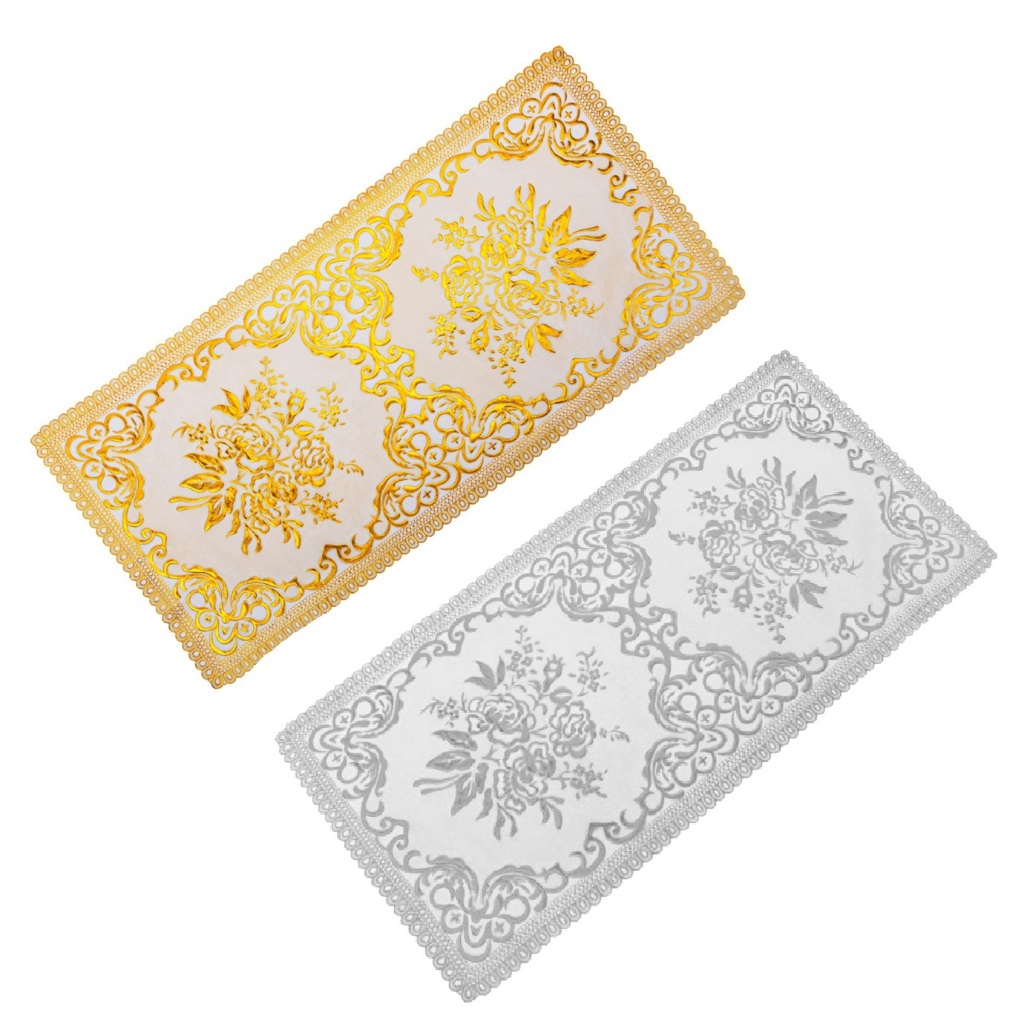 Jual Taplak Alas Meja Ruang Tamu PVC Cover Meja Table Besar Cantik ...