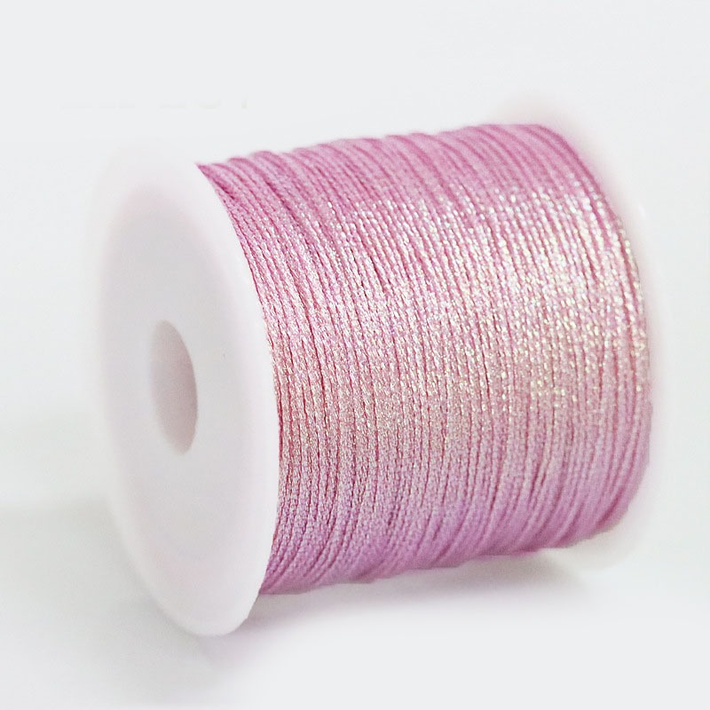 Jual 1 ROLL Shine String Tali Benang Metalik Metallic String - 6 HELAI ...