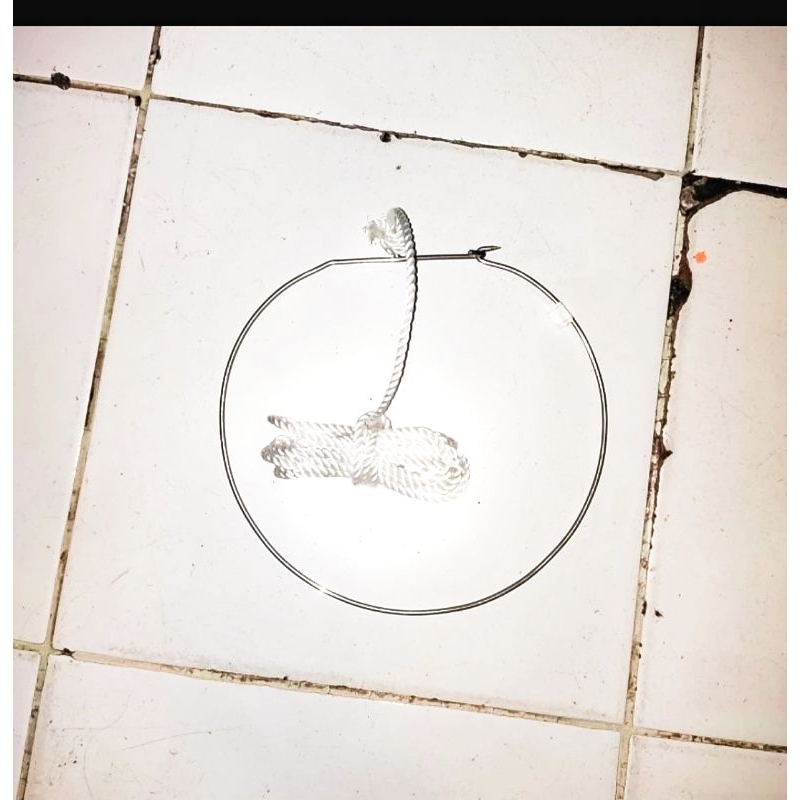 Jual sunduk ikan atau tempat ikan stanles ukuran xxl+tali3m | Shopee ...