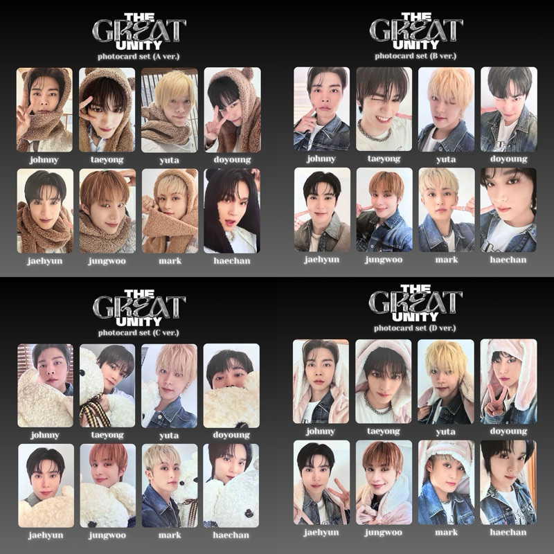 Jual Photocard The Great Unity NCT 127 Official - B C D Ver. | Shopee ...