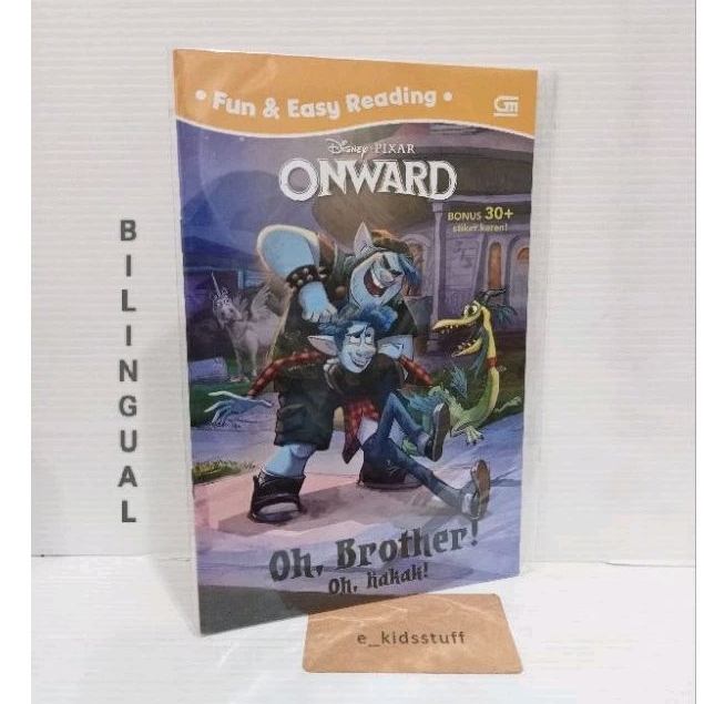 Jual buku cerita bilingual Onward : oh, brother! | Shopee Indonesia