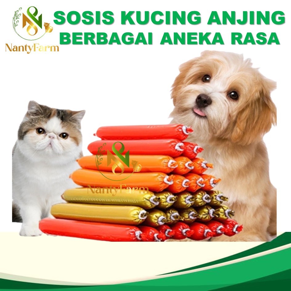 Jual Pet Snack Sosis Kucing Anjing 15gr | Shopee Indonesia
