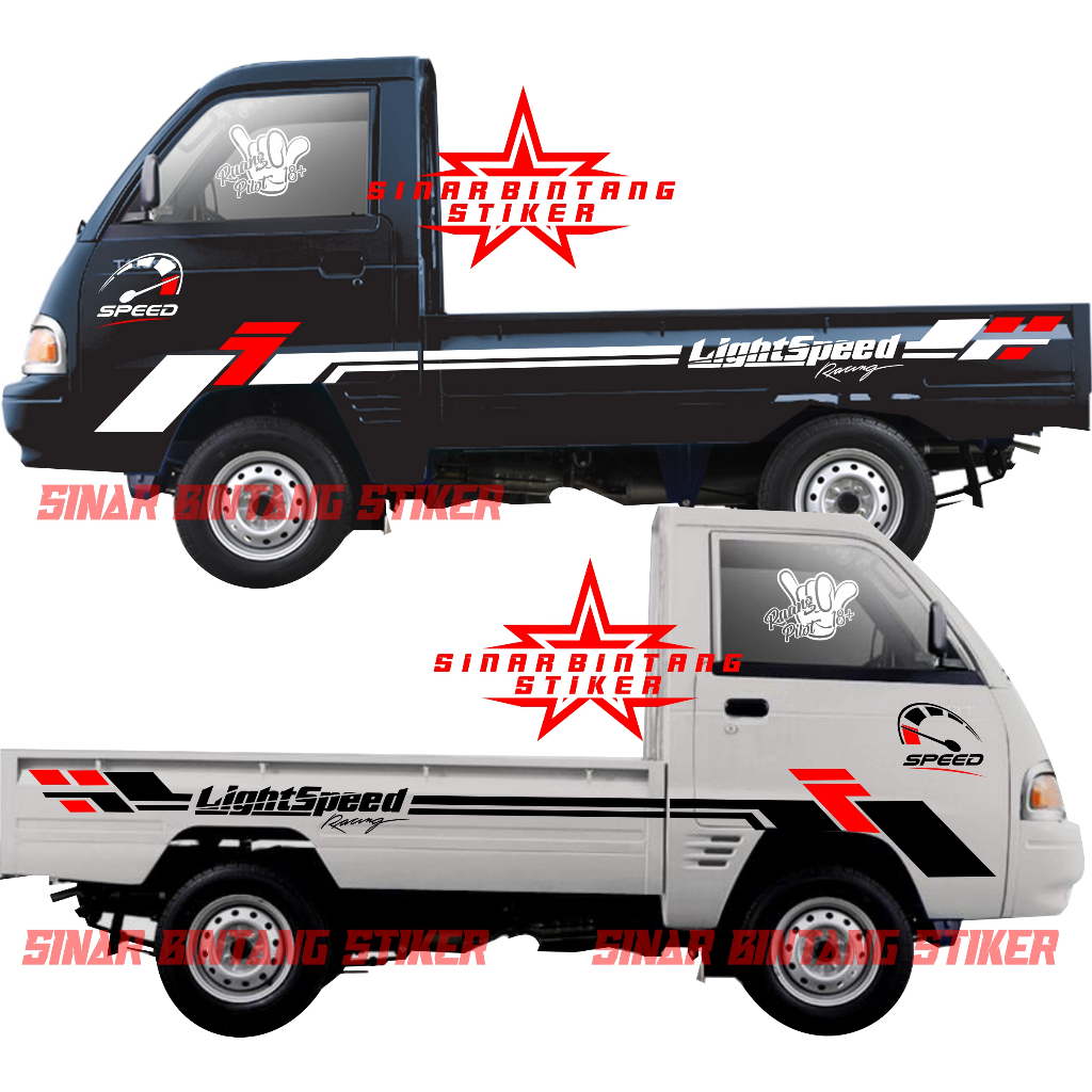 Jual Stiker cutting pick up carry futura stiker list body sporty ...