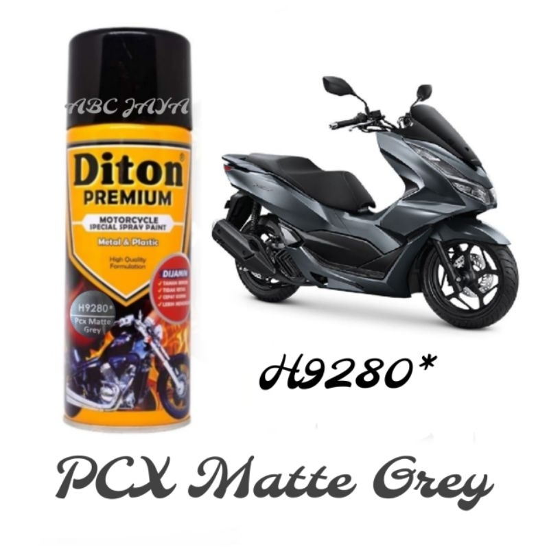 Jual Cat Pilok Diton Premium H9280 PCX Matte Grey 400ml Honda PCX Abu ...