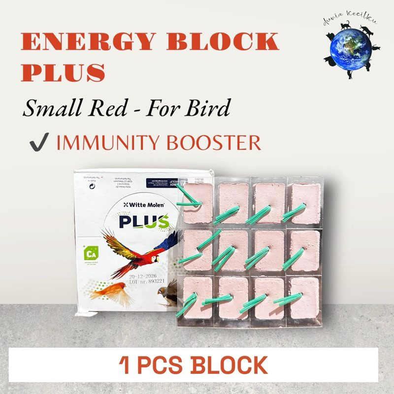 Jual Energy Block Plus Small Red - Suplemen Immunity Boost Untuk Burung ...