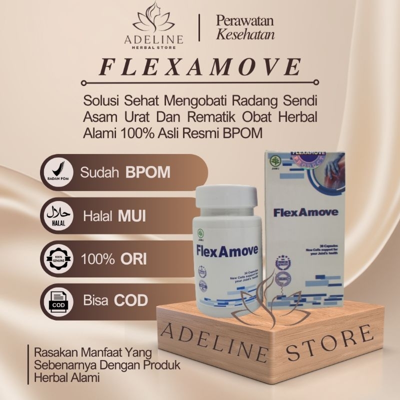 Jual Flexamove Asli Original Obat Herbal Pereda Nyeri Sendi Reumatik ...