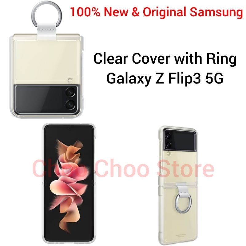 Jual Samsung Galaxy Z Flip3 Original Flip 3 Ring Clear Cover Casing