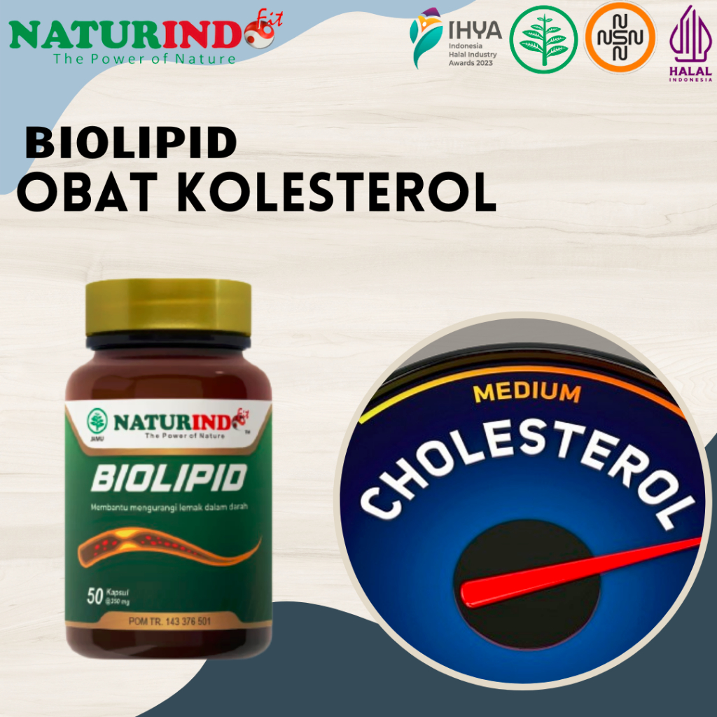 Jual BIOLIPID OBAT KOLESTEROL KOLESTROL PENURUN KADAR KOLESTROL TINGGI ...