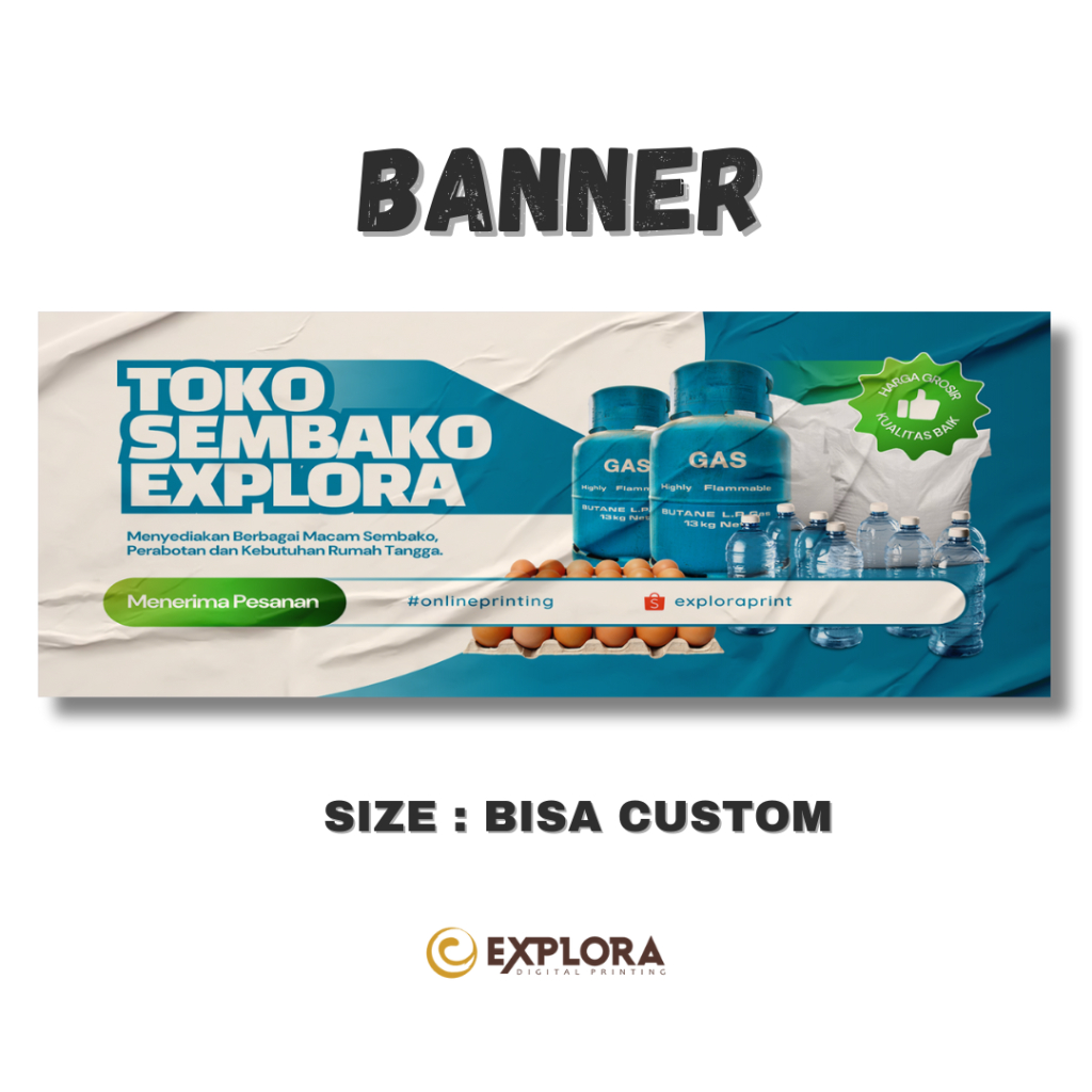 Jual Cetak Banner Terlengkap & Harga Terbaru April 2026 | Shopee Indonesia