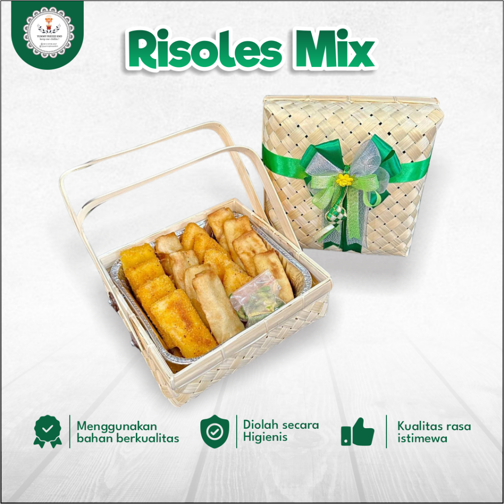 Jual Risol Mix Varian Frozen Food Risoles Premium Mayones Mayonaise ...