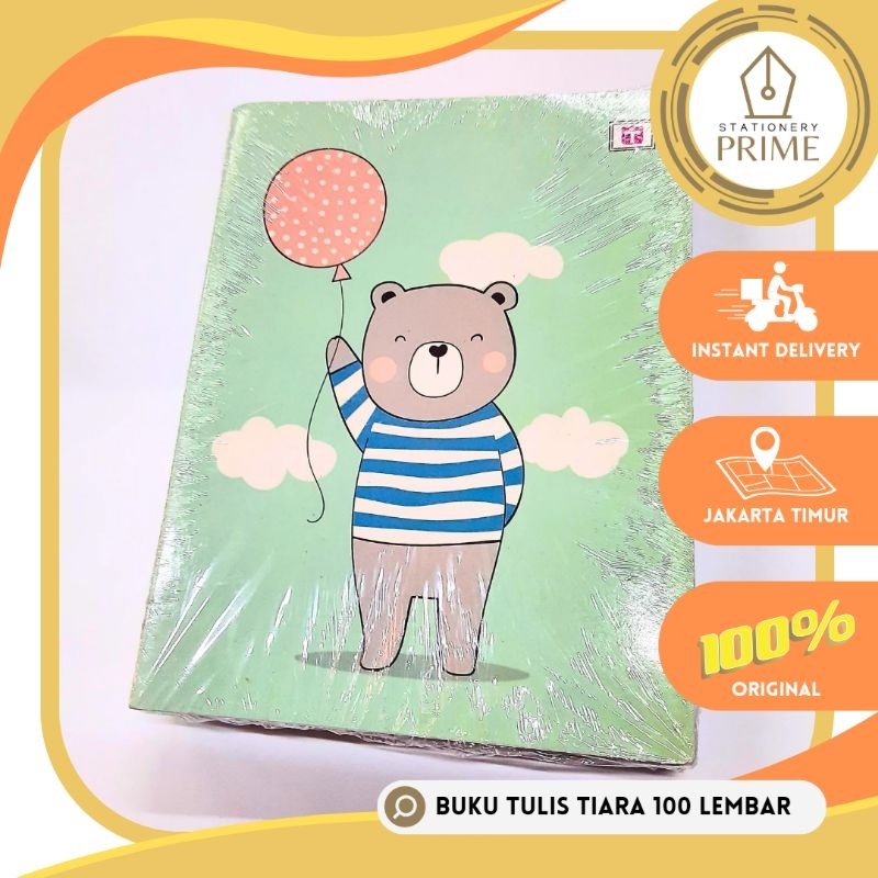 Jual Buku Tulis Tiara 100 Lembar (1 Pack isi 5 Buku) | Shopee Indonesia