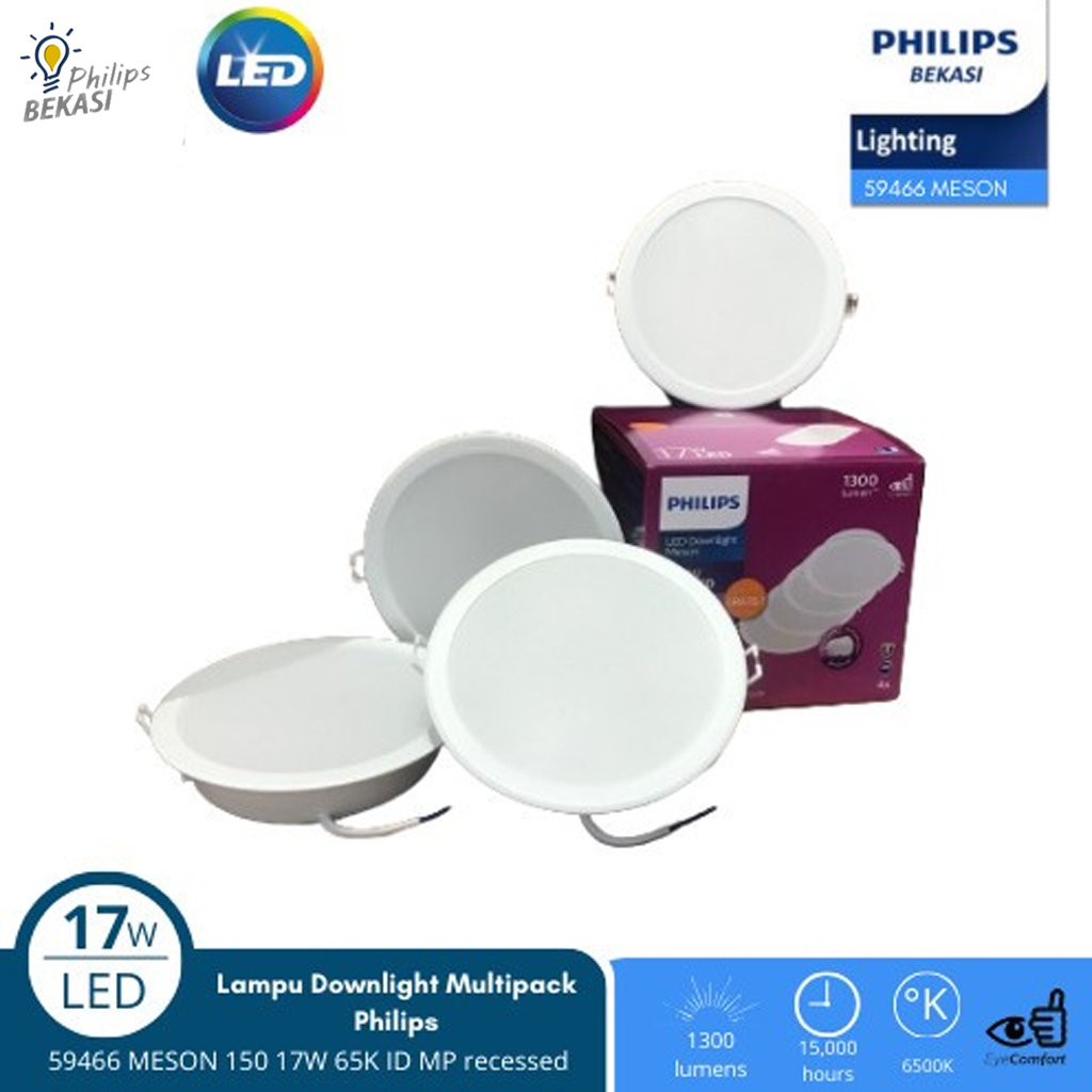 Jual Lampu Downlight Philips 59466 MESON 150 17W 65K ID Multi Pack ...