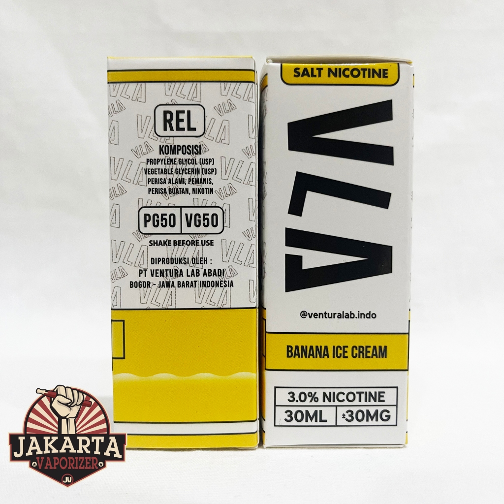 Jual [SALT] VLA BANANA ICE CREAM SALTNIC 30ML 30MG BY VENTURA LAB X VON | Shopee Indonesia