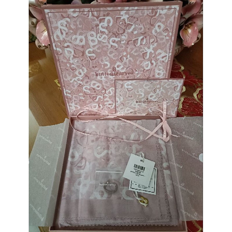 Jual buttonscarves samla lotus new | Shopee Indonesia