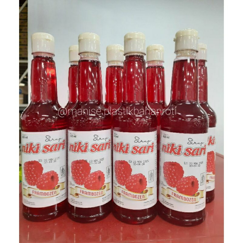 Jual Sirup Niki Sari Rasa Frambozen Botol 625ml | Shopee Indonesia