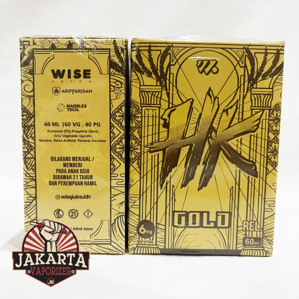 Jual HAPPI KRUNCH V4 GOLD 60ML 3MG 6MG 9MG BY WISE JUICE X ARIF FARISAN | Shopee Indonesia
