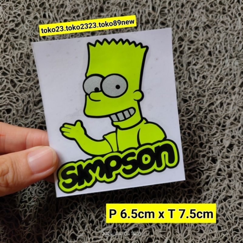 Jual stiker motor gambar Simpson sticker kartun | Shopee Indonesia