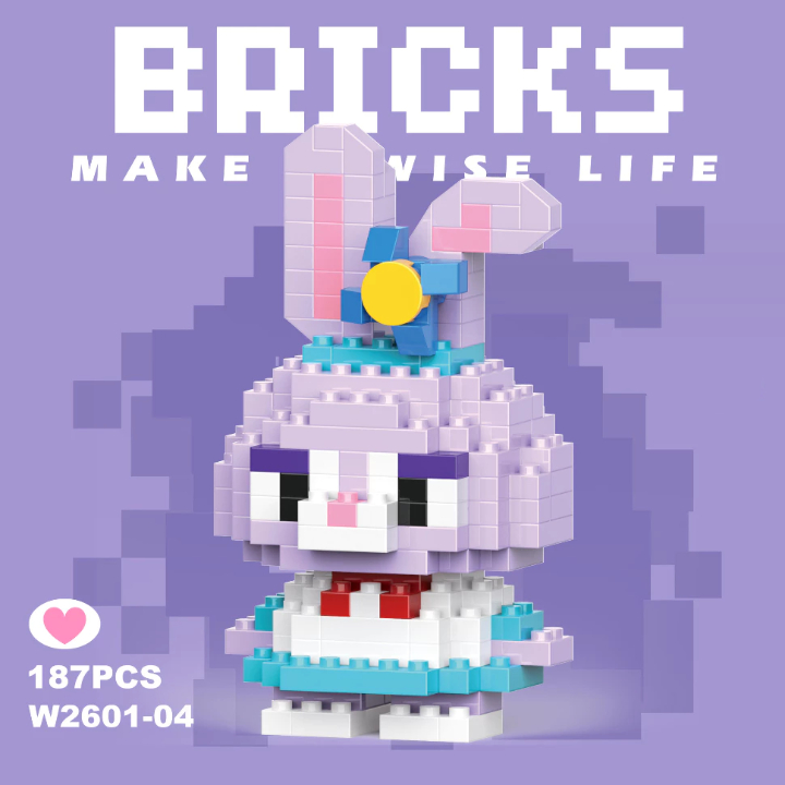Jual Nano Block Karakter Mini Bricks Mainan Balok Susun Edukasi Anak ...