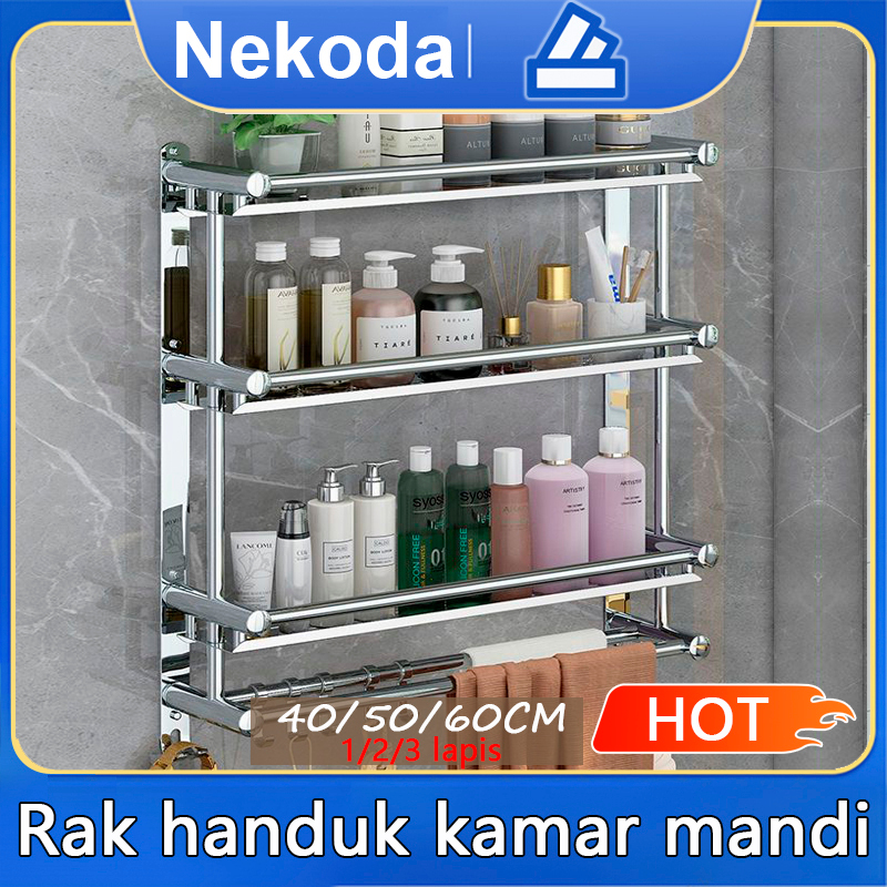 Jual Nekoda Rak Handuk Gantungan Dinding Stainless Steel Rak Dinding ...