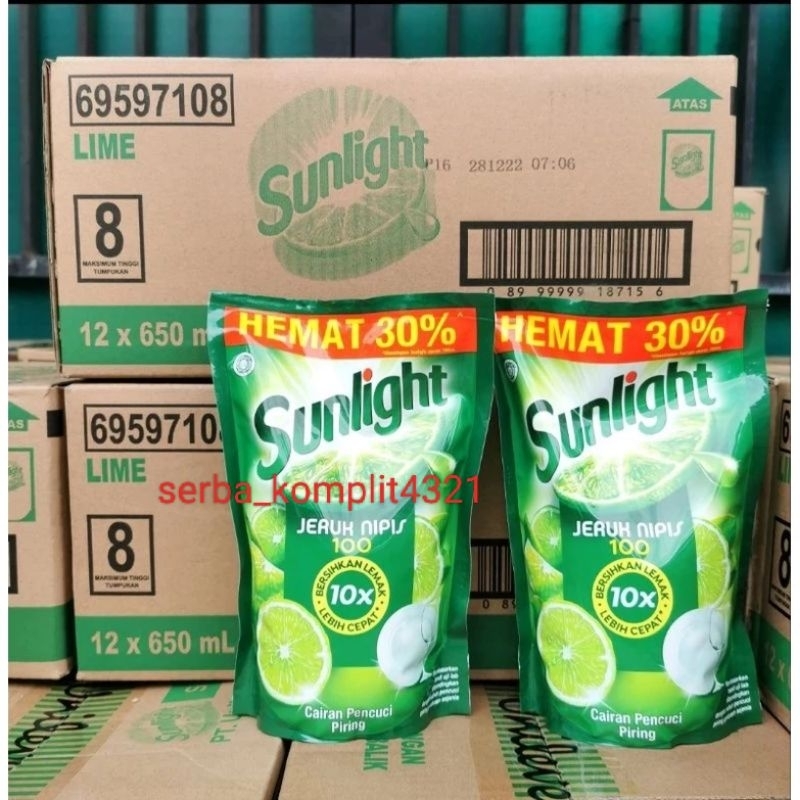 Jual Sunlight sabun cuci piring sabun cair kora kora kemasan 650ml per pcs | Shopee Indonesia
