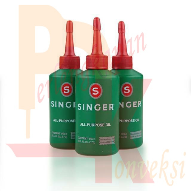 Jual Minyak Mesin Jahit Oli SINGER 80cc 80ml Original All Multi Purpose ...