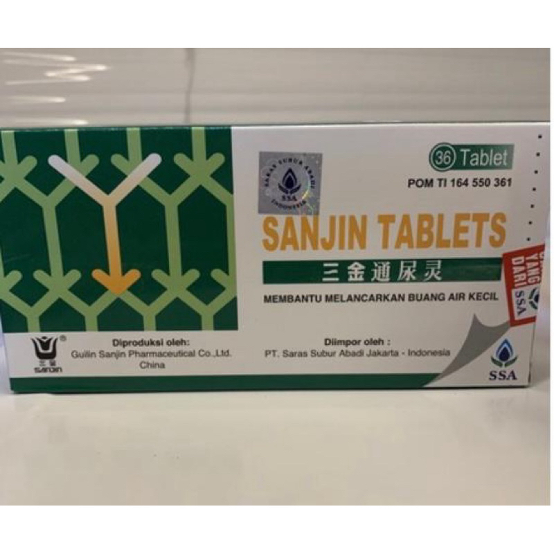 Jual SANJIN TABLETS ( San Jin Tong Niao Ling) | Shopee Indonesia