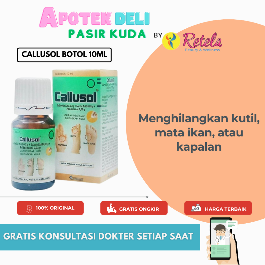 Jual Callusol Botol 10Ml | Shopee Indonesia