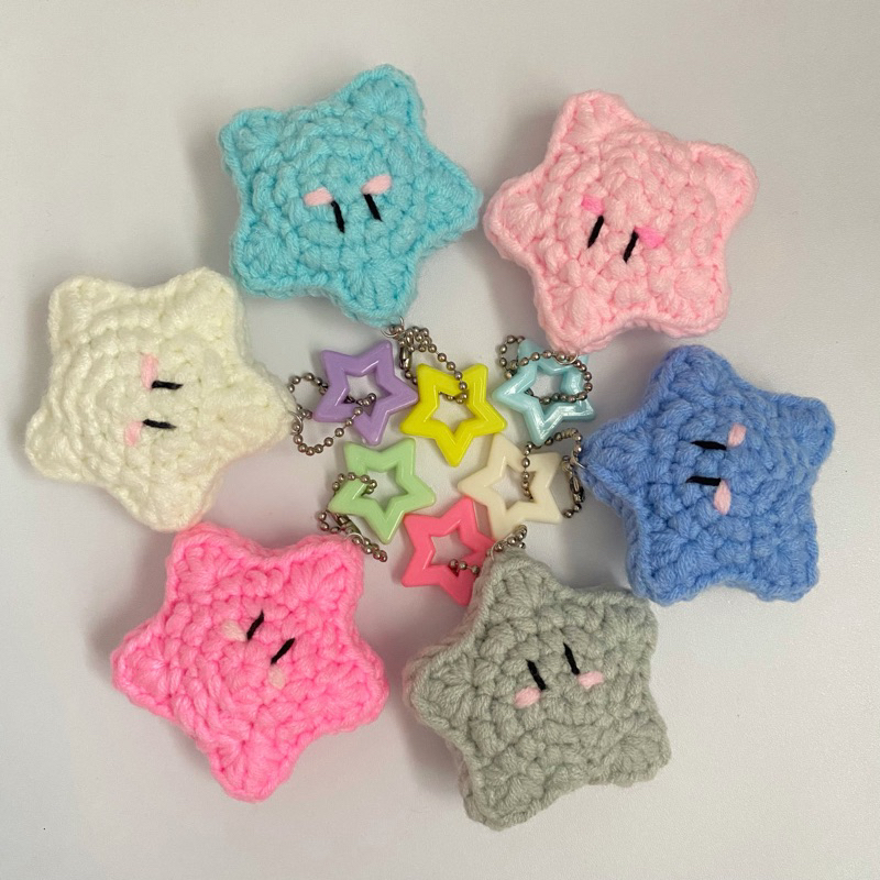 Jual chunky little star NEW ( crochet keychain ) | Shopee Indonesia