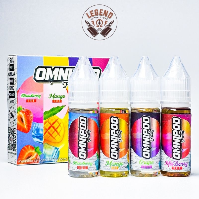 Jual SALT NIC - LIQUID OMNIPOD FRUITY 12MG 15ML X 4 AUTHENTIC | Shopee ...
