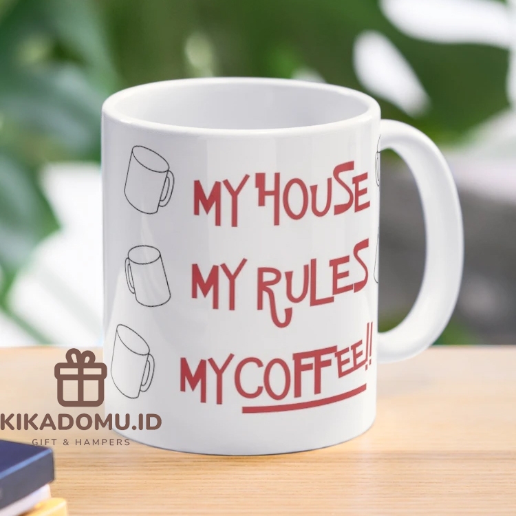 Jual Knives Out My House My Rules Ceramic Coffee Tea Gift Mug | Shopee ...
